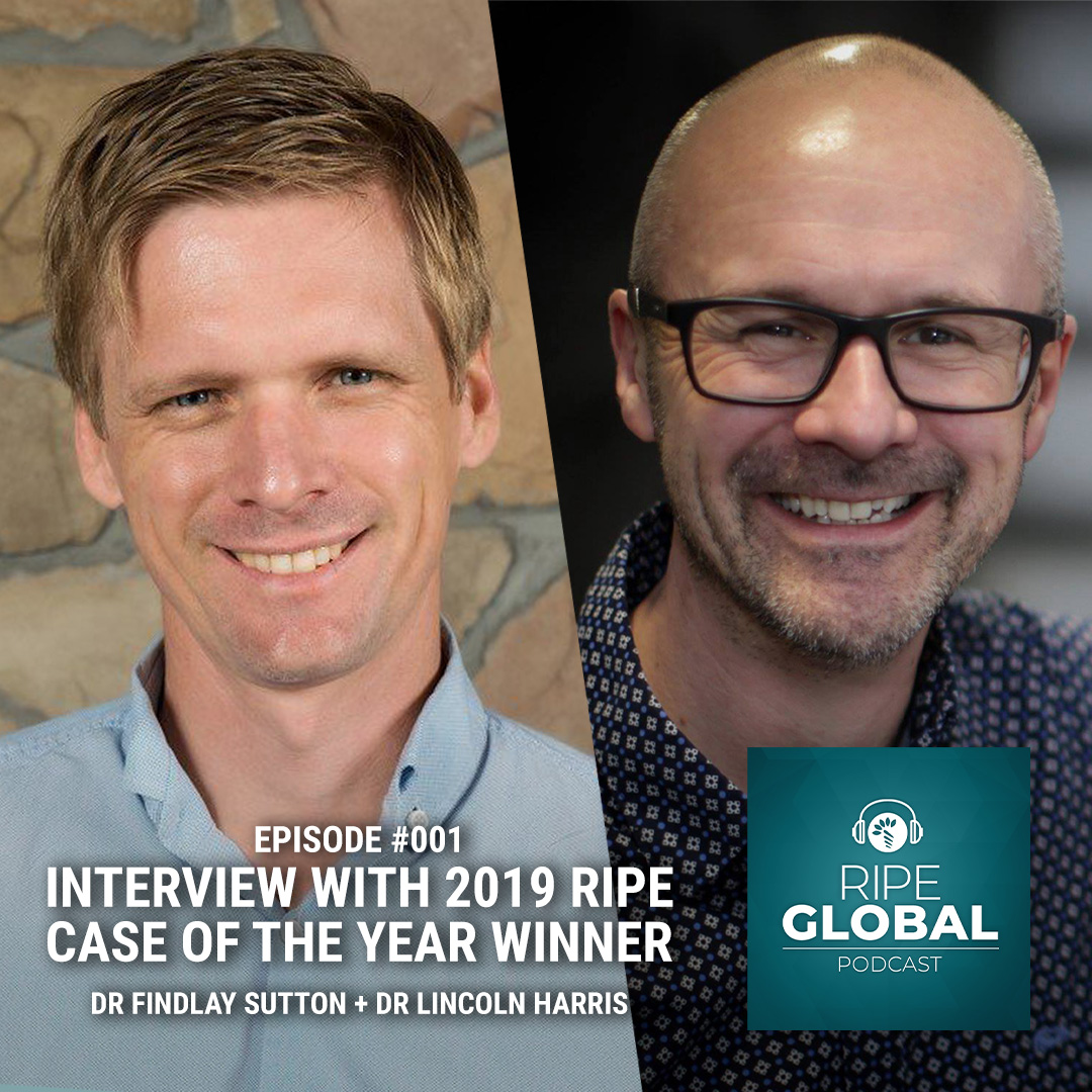 #001 - Interview with Dr Finlay Sutton, RIPE Case of the Year Winner of ...
